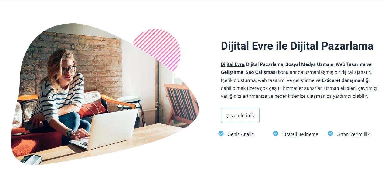 Dijital Evre ® | SEO | Web Tasarım | Yazılım | E ticaret